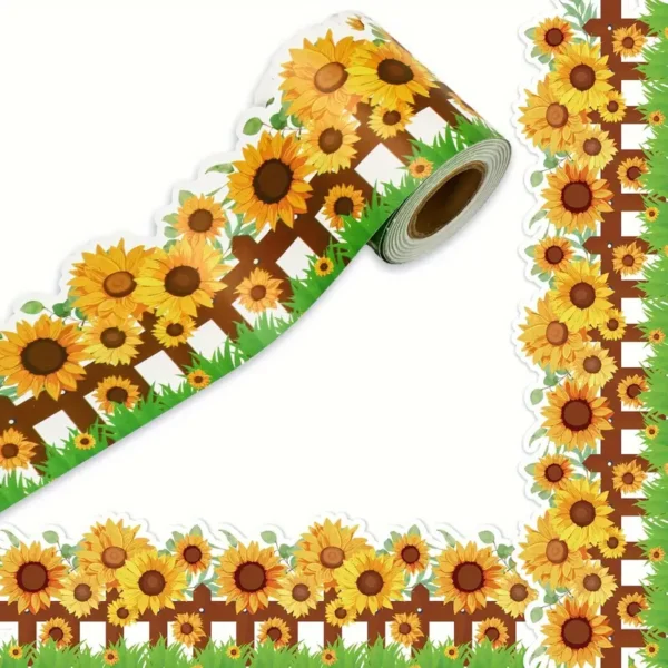 Bulletin board border, Sunflowers – The Big Box